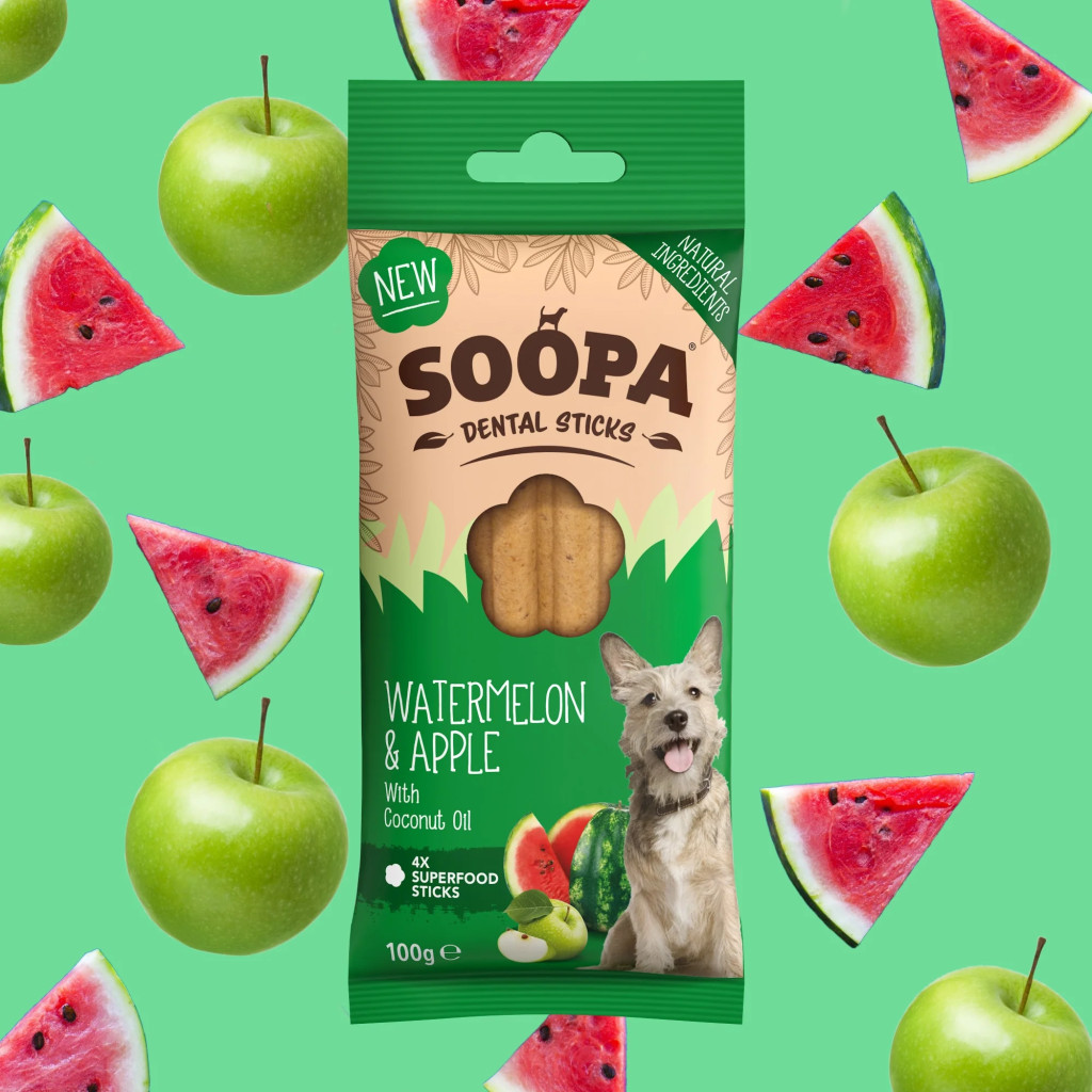 Fogtisztító sticks - Alma és görögdinnye , Soopa - gastrodog