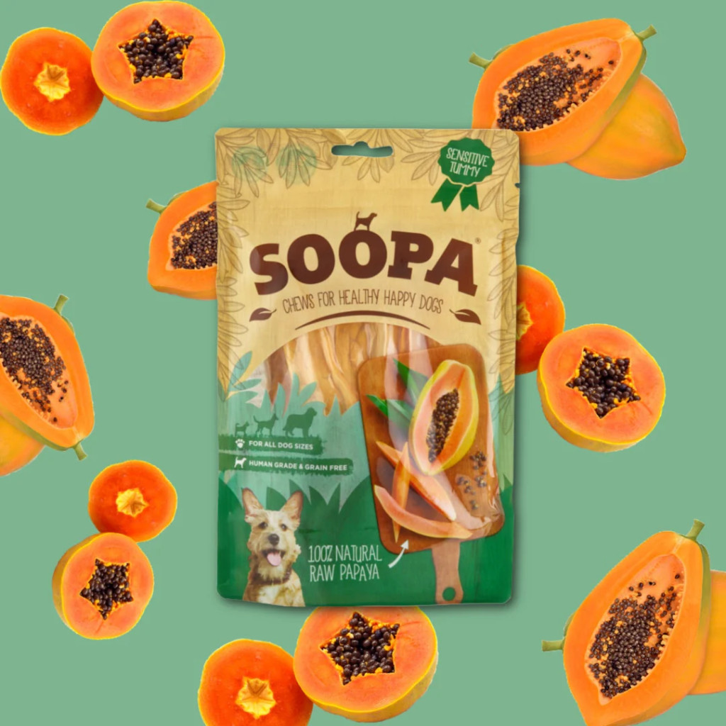 Papaja rágósnack , Soopa - gastrodog.hu